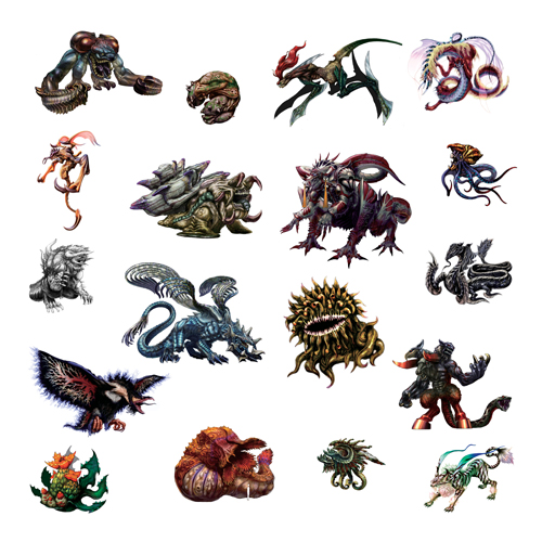 Concept Art Monsters of Final Fantasy X - Nucleus | Art Gallery and Store